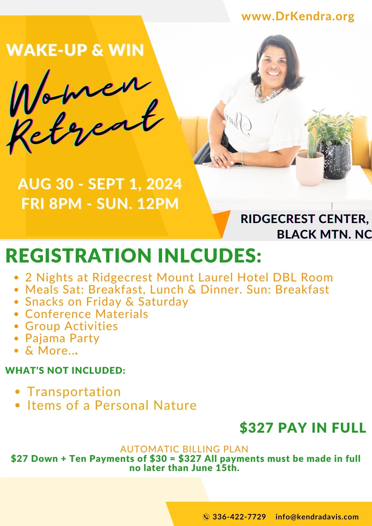 PAY IN FULL - 2024 Wake-Up & Win Retreat | K*Metamorphosis Counseling ...