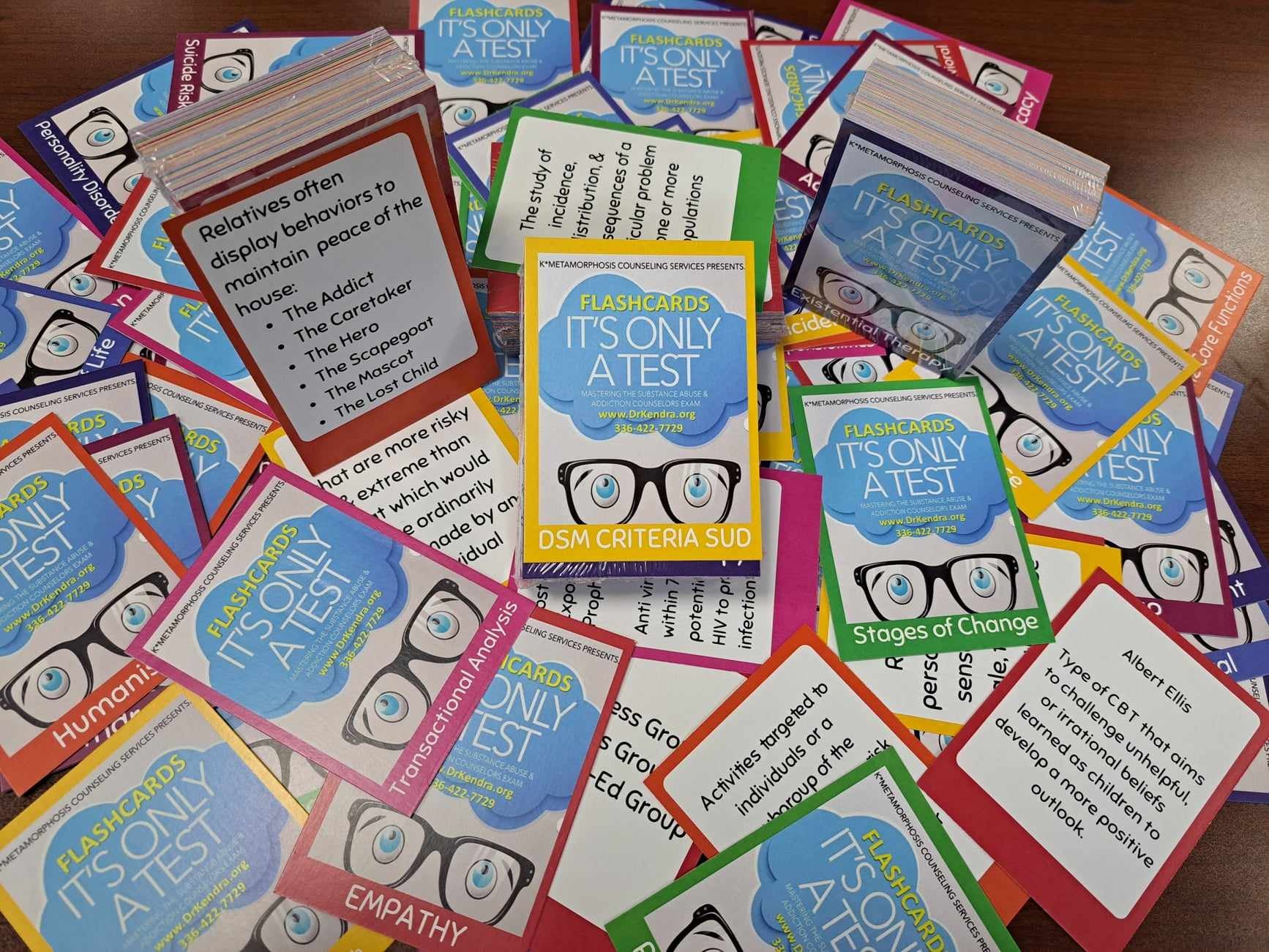 Exam Prep Flash Cards | K*Metamorphosis Counseling & Professional ...